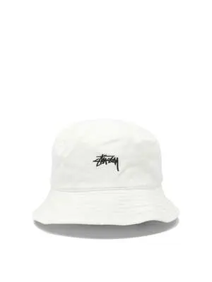 StÜssy Bucket Hat - White