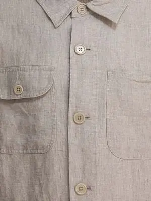 ALEX MILL Linen Work Jacket - Beige