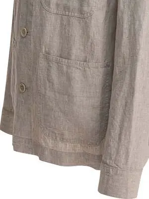 ALEX MILL Linen Work Jacket - Beige