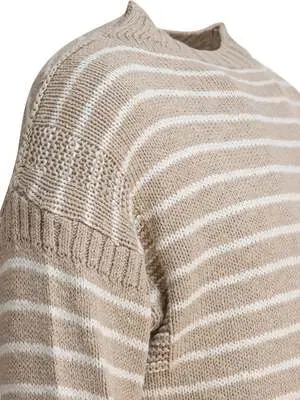 ALEX MILL Harbor Crewneck Sweater - Beige