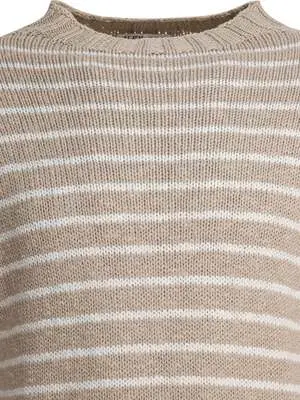 ALEX MILL Harbor Crewneck Sweater - Beige