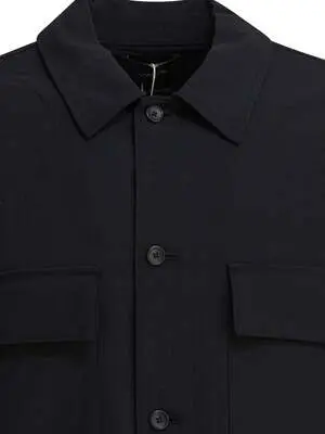 Vince Overshirt Jacket - Black