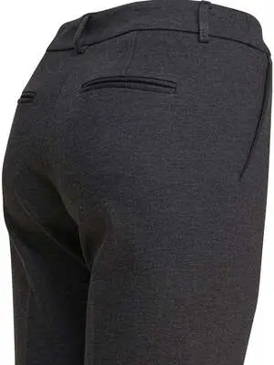 SEMPER Viscose Blend Slim Fit Pants - Grey