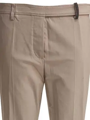 Brunello Cucinelli Boyfit Cotton Pants