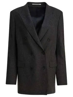 Tagliatore Double-breasted Blazer - Grey