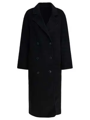 Loulou De Saison Borneo Lds Long Coat - Black