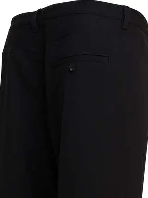 Balenciaga Wool Tailored Pants - Black
