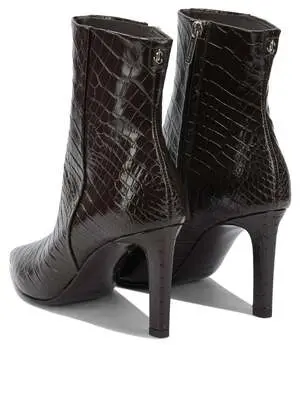 JIMMY CHOO Frankie 85mm Zippered Ankle Boots - Brown