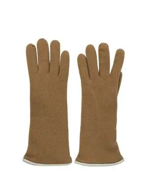 RESTELLI 305 Cashmere Gloves - Brown