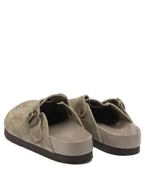 Needles Leather Sabot - Beige