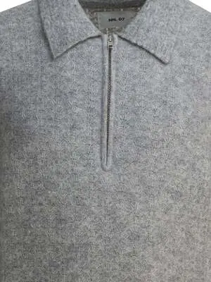 NN.07 Alfie Alpaca Blend Polo Sweater