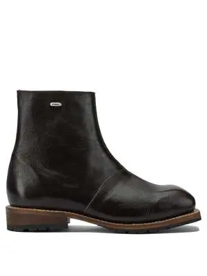 Our Legacy Engine Zip-up Ankle Boots - Black