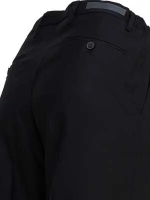 BRIGLIA 1949 Pinstriped Wool-cashmere Trousers - Black