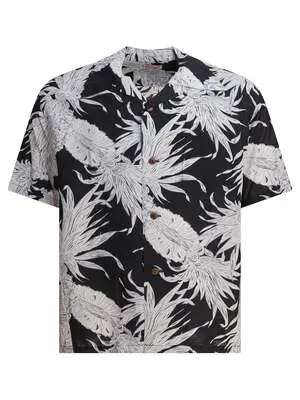 SUN SURF Island Pineapple' Shirt - Black