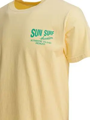 SUN SURF Surfriders Sportswear' T Shirt - Yellow
