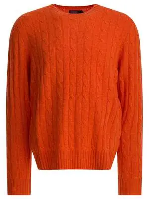 Polo Ralph Lauren Cashmere Cable-knit Sweater - Orange