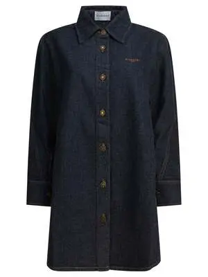 Givenchy Denim Shirt With Embroidery