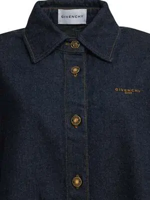 Givenchy Denim Shirt With Embroidery