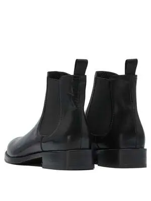 MARETTO Leather Ankle Boots - Black