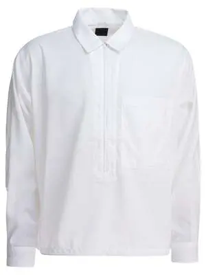 DAIWA PIER39 Half Zipper Shirt - White
