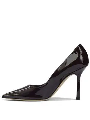 NINALILOU Pointed Toe High Heel Pumps - Bordeaux