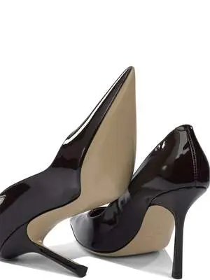 NINALILOU Pointed Toe High Heel Pumps - Bordeaux