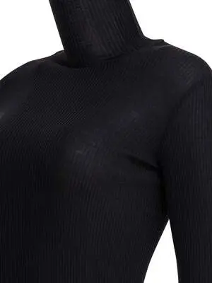 LEMAIRE Ribbed Merino Wool Turtleneck