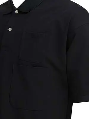 DAIWA PIER39 Polo Shirt With Two Pockets - Black