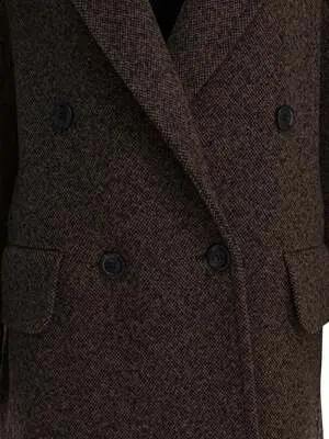 Max Mara Long Wool And Cashmere Coat