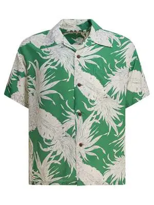 SUN SURF Island Pineapple' Shirt - Green