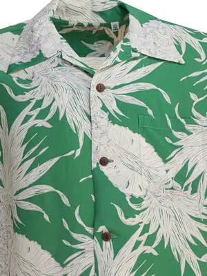 SUN SURF Island Pineapple' Shirt - Green