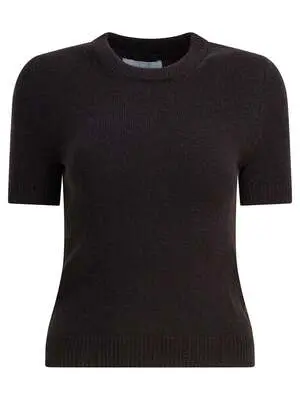 SA SU PHI Cashmere Knit Top - Brown