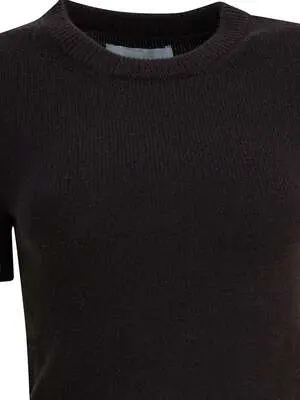SA SU PHI Cashmere Knit Top - Brown
