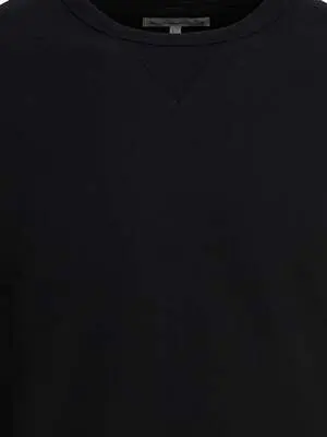 MERZ B. SCHWANEN Loopwheeled Crewneck Sweatshirt - Black