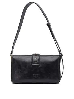 Pinko Leather Crossbody Bag - Black