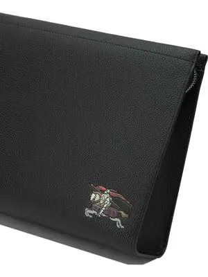 Burberry Equestrian Knight Clutch Bag