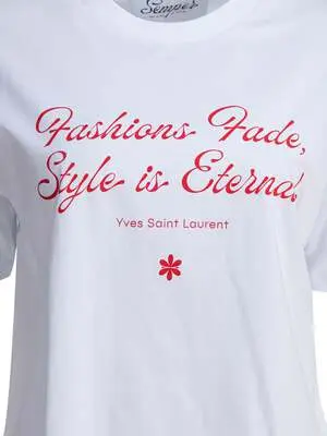 SEMPER Yves Saint Laurent Quote T-shirt