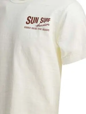 SUN SURF Mc Cully Chop Sui' T Shirt - Beige