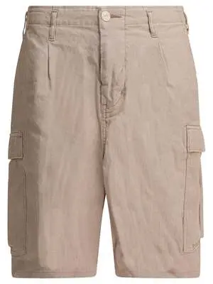 NONNATIVE Linen-acetate Cargo Shorts - Beige