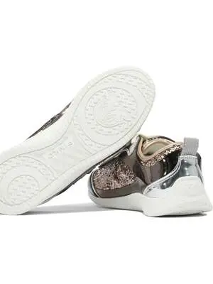 Pinko Lace Up Sneakers - Bronze