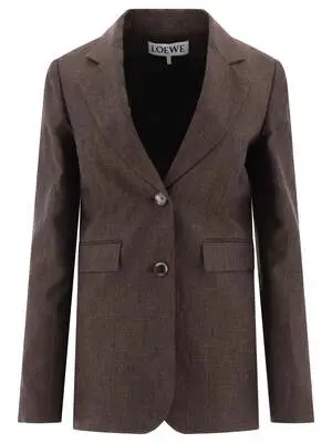 Brown Linen Blazers