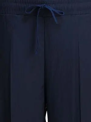 ALTUM Elastic Waist Straight Trousers - Blue