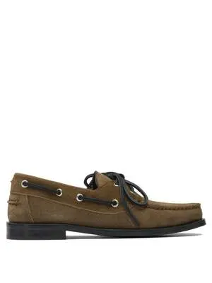 AeydĒ Harris Suede Lace-up Loafers - Brown