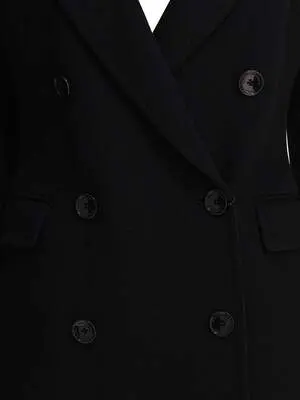 Tagliatore Cashmere Double-breasted Coat - Black