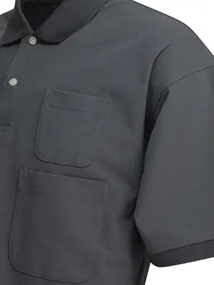 DAIWA PIER39 Polo Shirt With Two Pockets - Grey