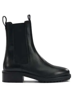 AeydĒ Calfskin Leather Chelsea Boots - Black