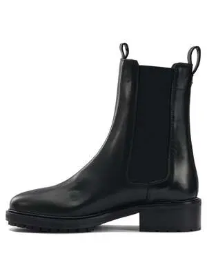AeydĒ Calfskin Leather Chelsea Boots - Black