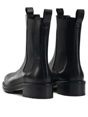 AeydĒ Calfskin Leather Chelsea Boots - Black