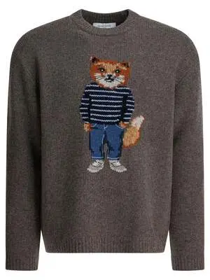 Maison Kitsuné Dressed Fox Wool Sweater