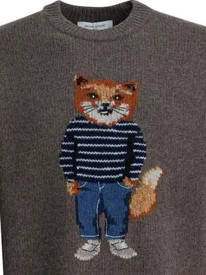 Maison Kitsuné Dressed Fox Wool Sweater